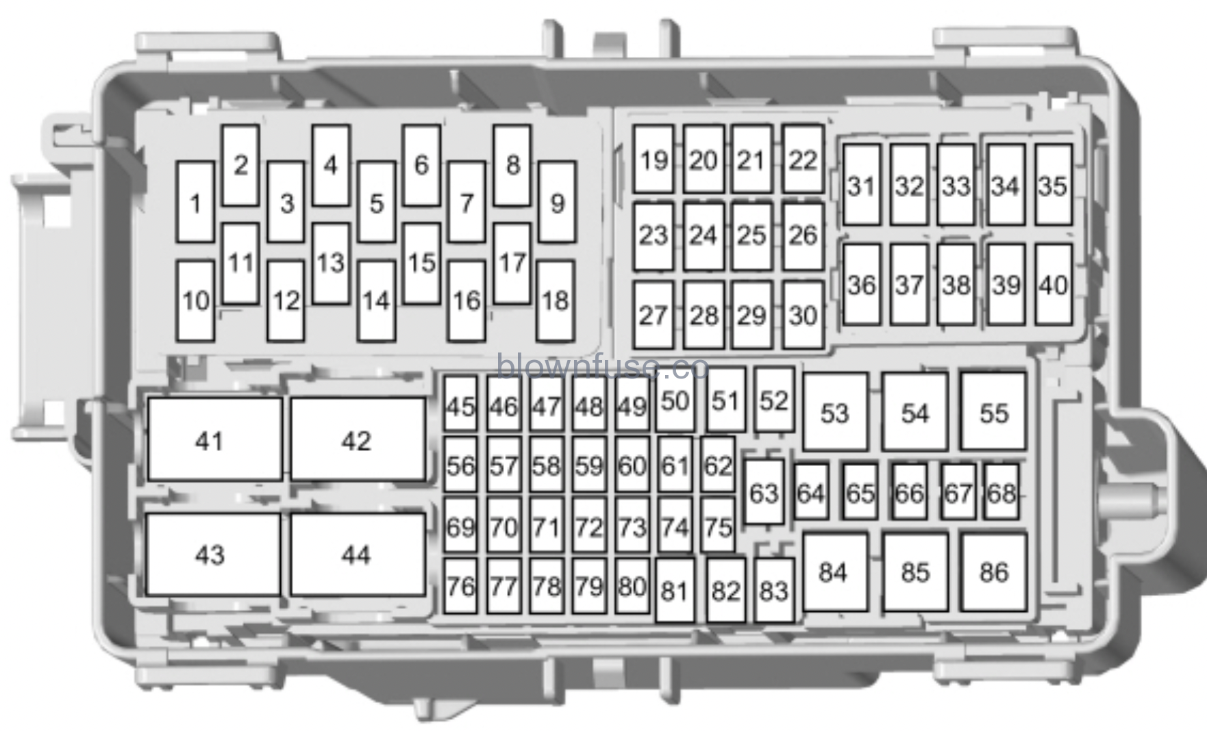 2019 Ford Transit Fuse Box Diagram – Blown Fuse